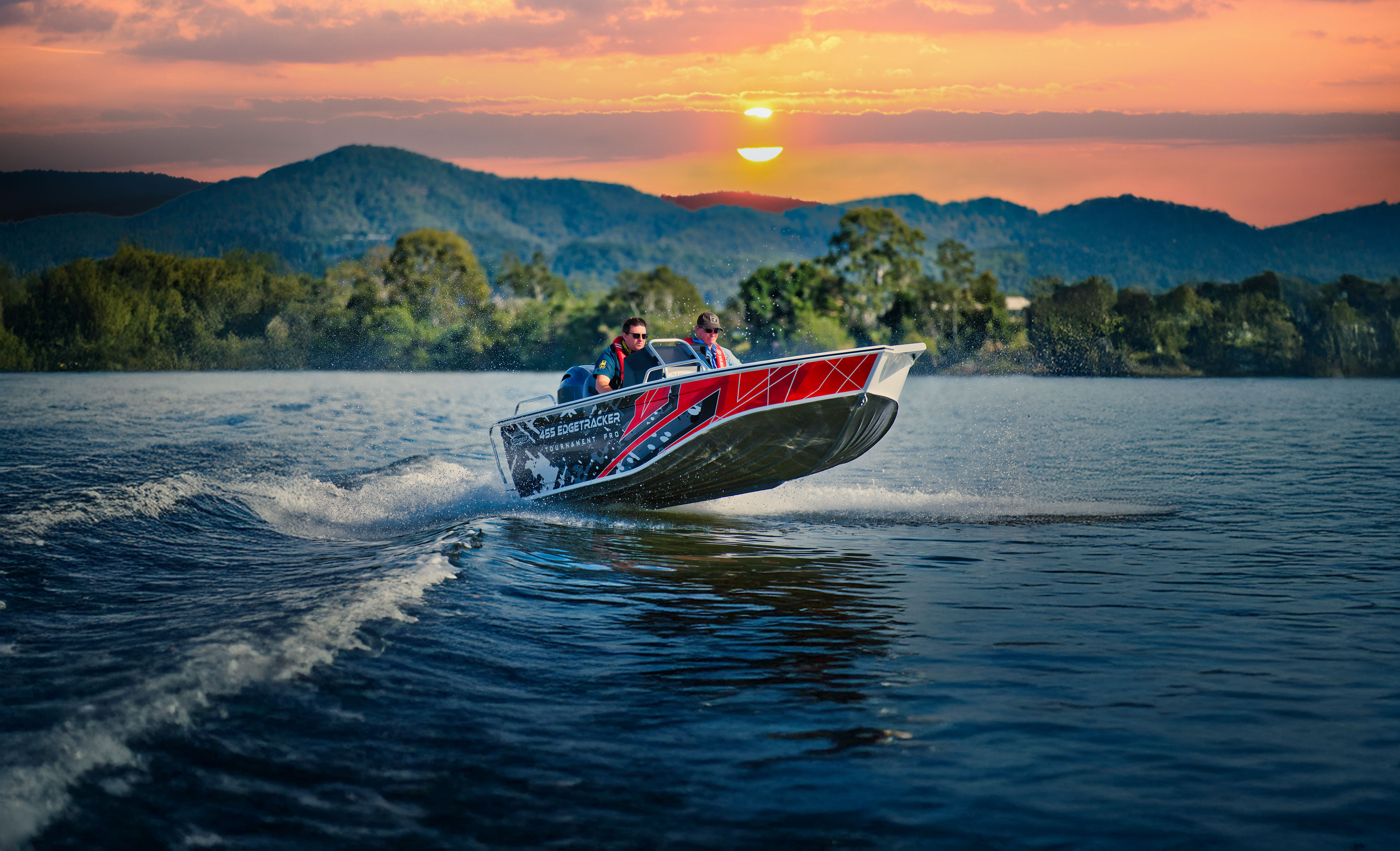 Stessl Aluminium Boats Edgetracker Tournament Pro Side Console